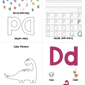 Alphabet Mini Book Bundle for Preschool & Kindergarten | Printable ABC ...