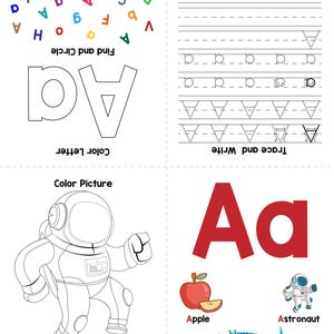 Alphabet Mini Book Bundle for Preschool & Kindergarten | Printable ABC ...