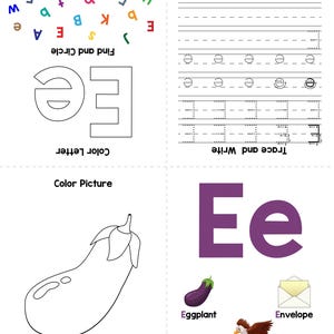 Alphabet Mini Book Bundle for Preschool & Kindergarten | Printable ABC ...