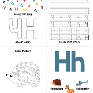 Alphabet Mini Book Bundle for Preschool & Kindergarten | Printable ABC ...