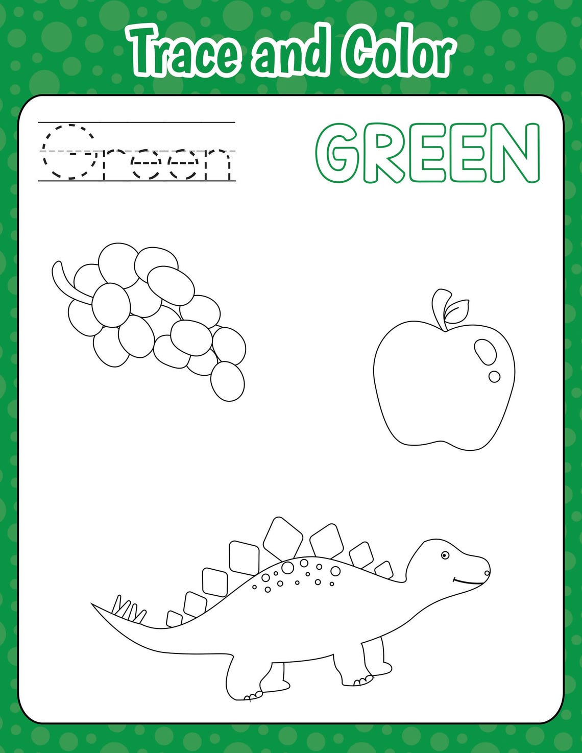 36-page Color Activities Workbook for Preschool and Kindergarten – Fun ...