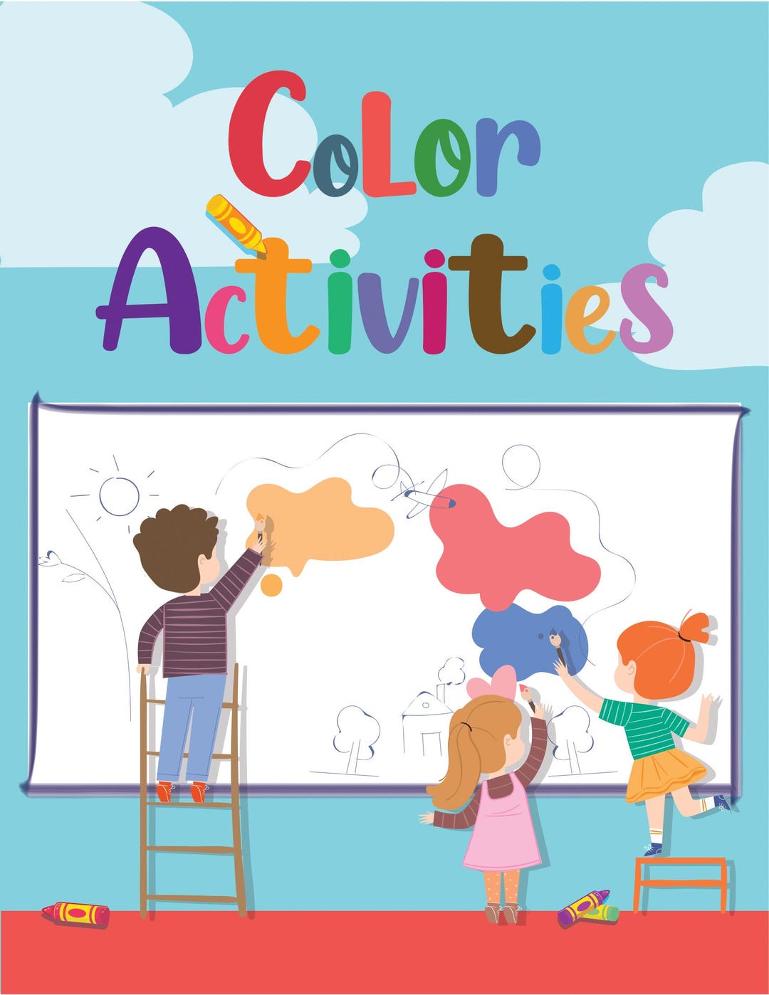 36-page Color Activities Workbook for Preschool and Kindergarten – Fun ...