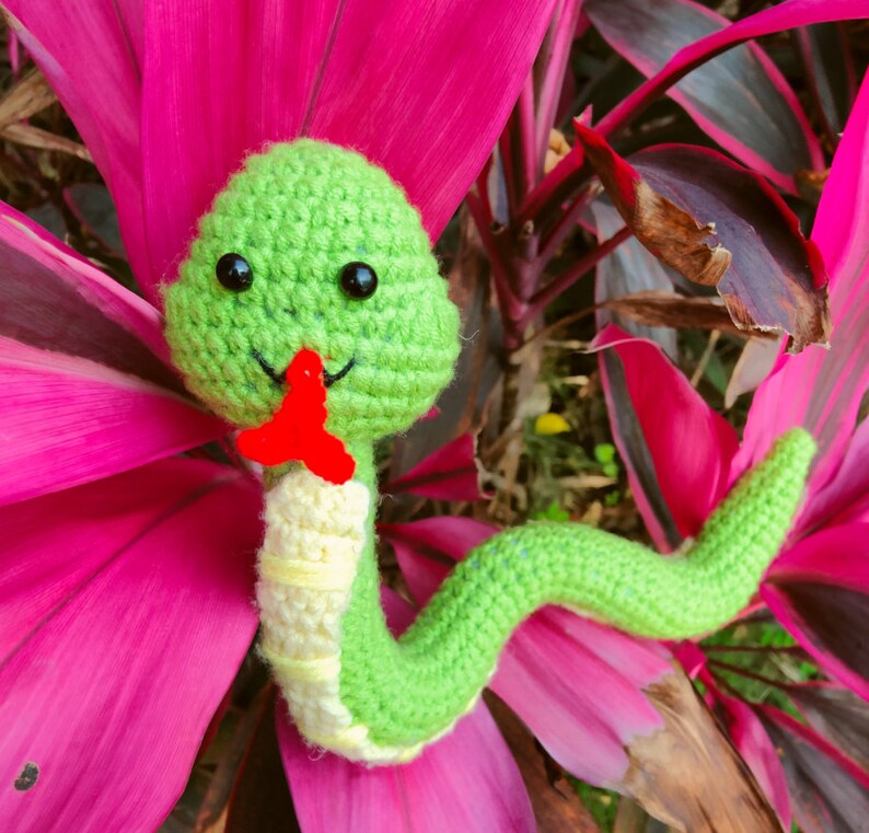 Snake Crochet PATTERN Pdf,crochet Pattern Toy,amigurumi Snake, Snake ...