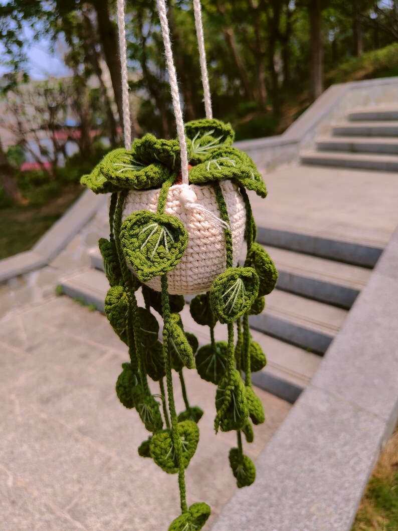 Hanging Plant Crochet Pattern,hanging Basket Crochet,easy Crochet Guide ...