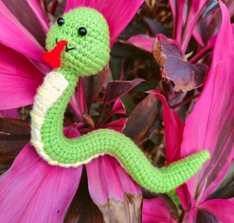 Snake Crochet PATTERN Pdf,crochet Pattern Toy,amigurumi Snake, Snake ...