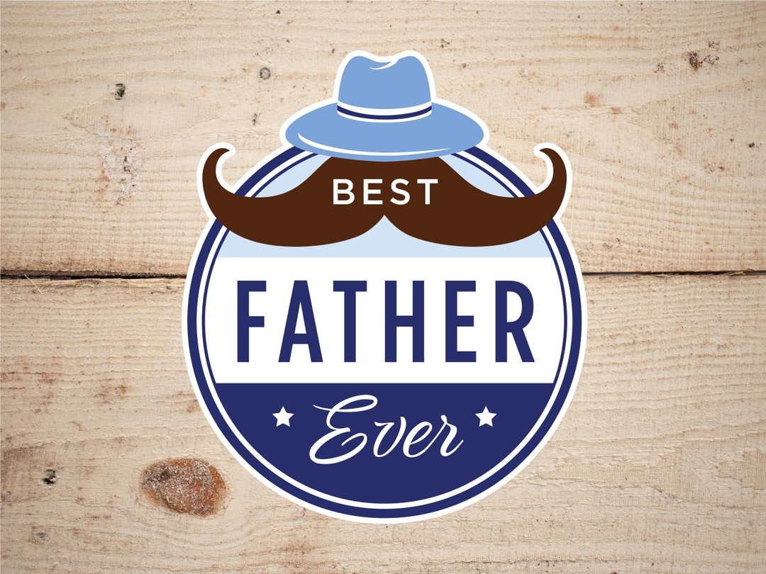 Father's Day Sticker | Custom Die Cut Stickers | Premium Vinyl ...
