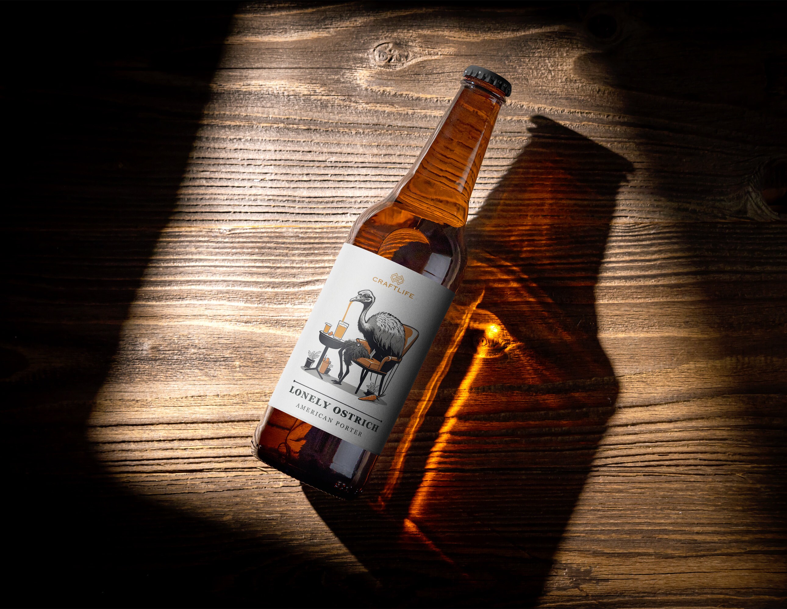 Beer Bottle Label With Unique Image Beer Bottle Labels Template Craft ...