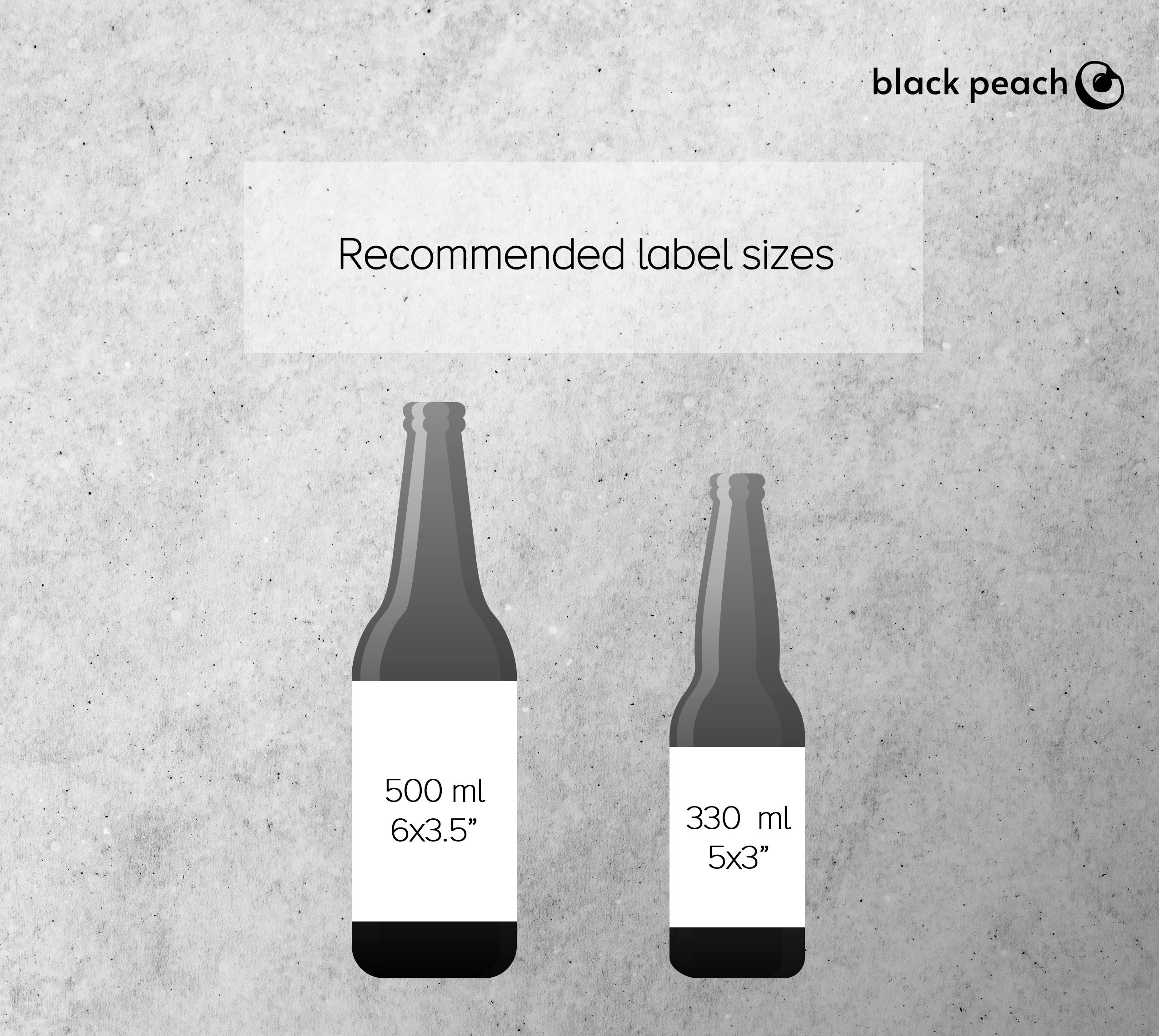 Beer Bottle Label With Unique Image Beer Bottle Labels Template Craft Beer Labels Custom Beer