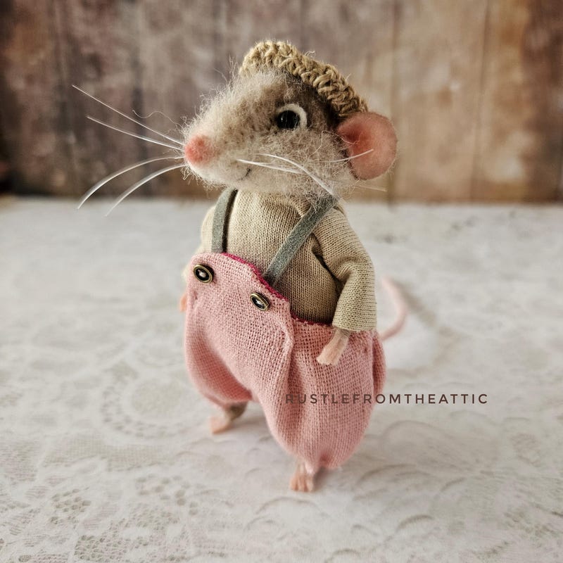 Needle Felted Mouse - Etsy