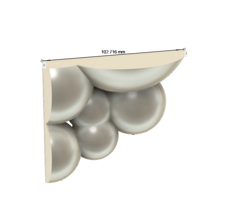 Bubble Shelf Corner Bracket Left and Right for Screws and Tape Stl for ...