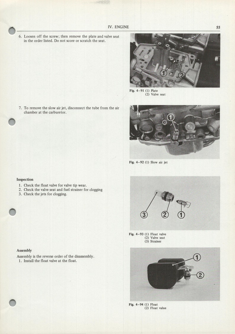 Honda GL1000 Gold-wing Shop Service Repair Manual & Set-up (1975-on) GL ...