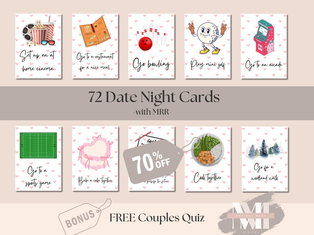 Editable Activity Cards Set for Adults and Kids (canva Template) - Etsy