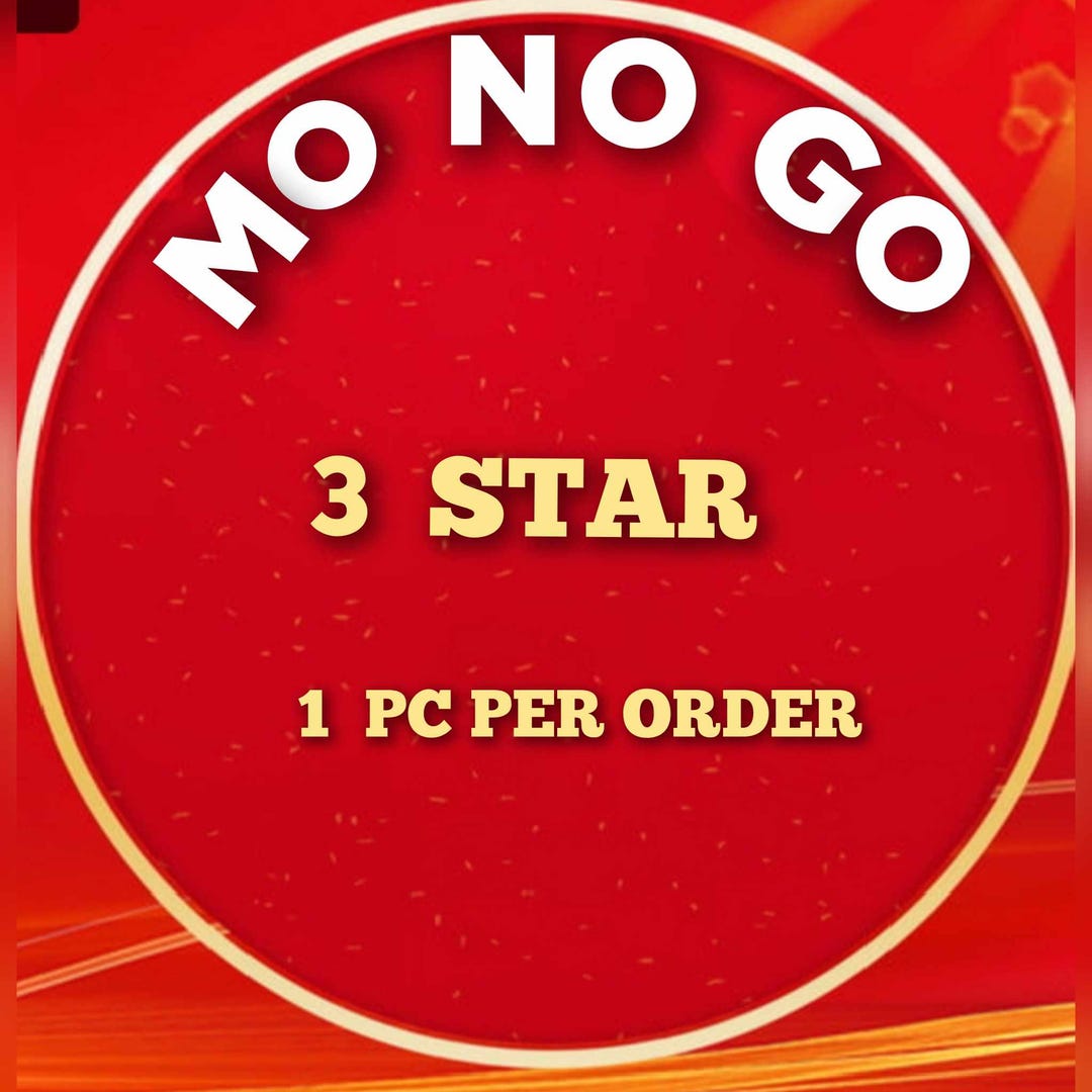 MO-NO-GO 1pcs 3star Card - Etsy