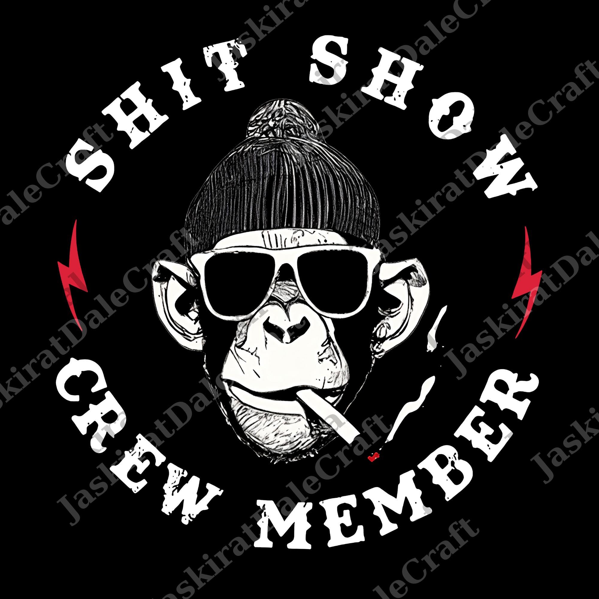 Shit Show Crew Member Funny Png, Adult Humor Png, Sarcastic Digital ...