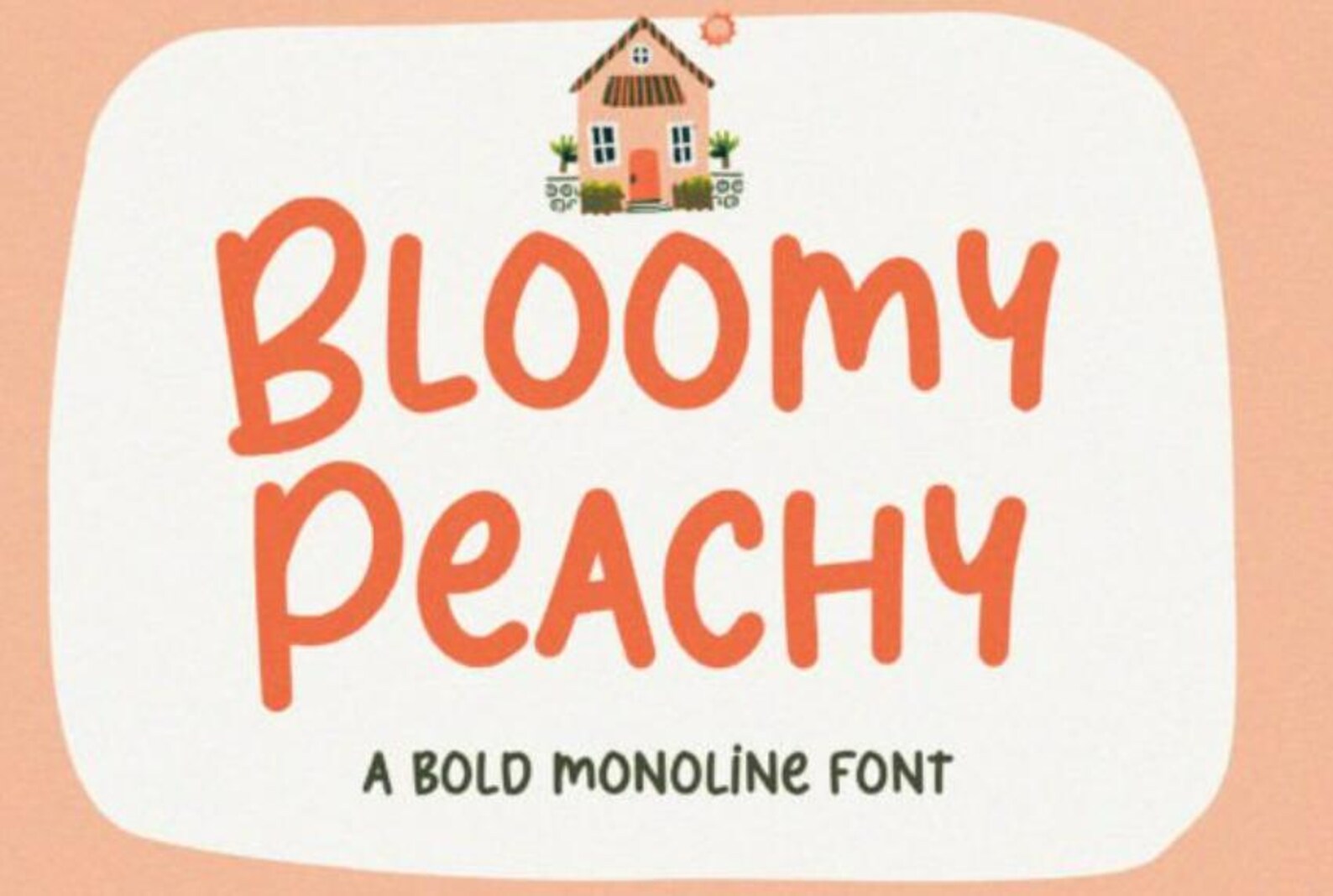 Bloomy Peachy Font, Bold Font, Classic Font, Script Font, Vintage Font, Calligraphy Font ...