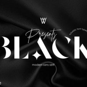 Black Font, Elegant Font, Display Font, Chunky Cute Font, Modern ...