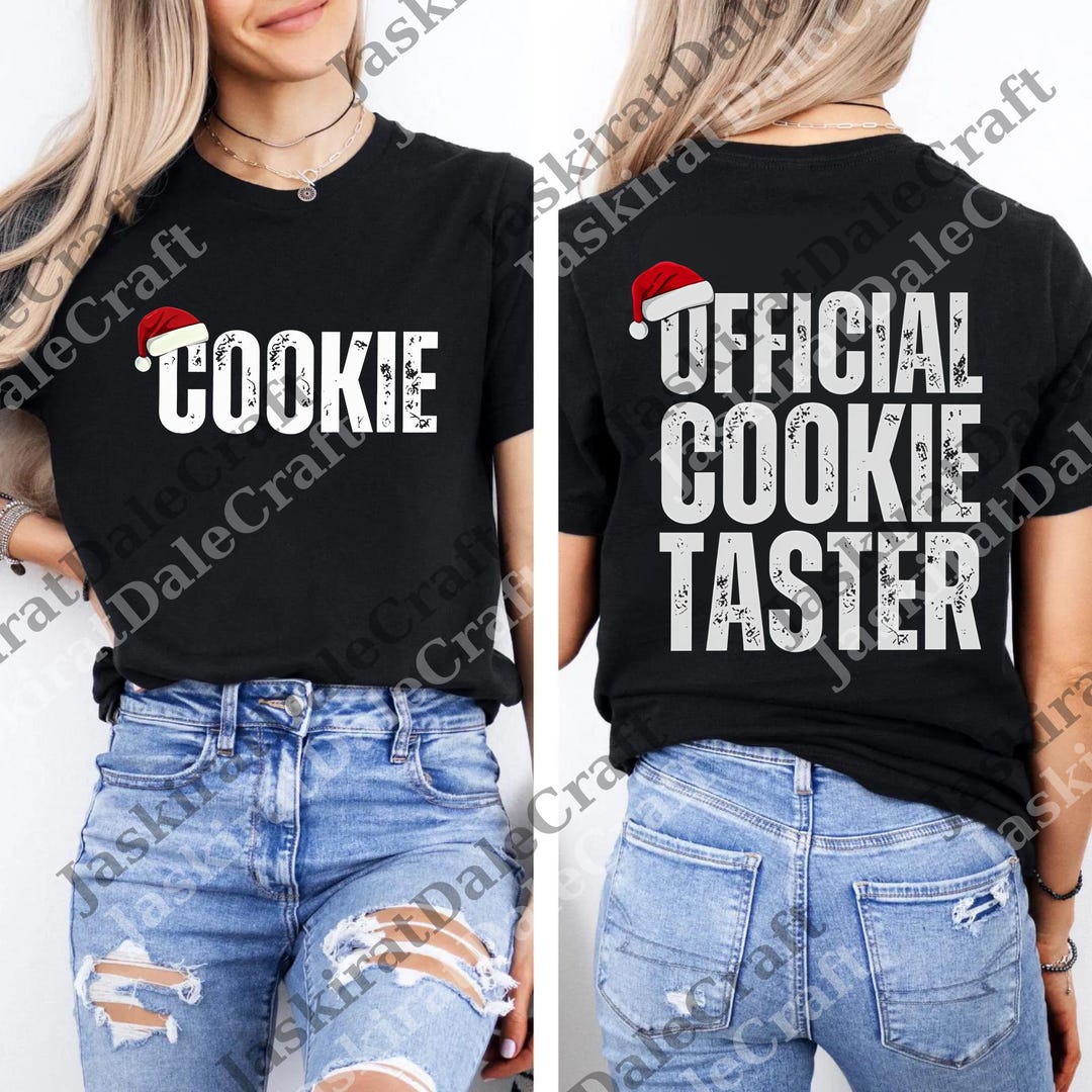Official Cookie Taster Png, Funny Christmas Couples Digital, Holiday ...