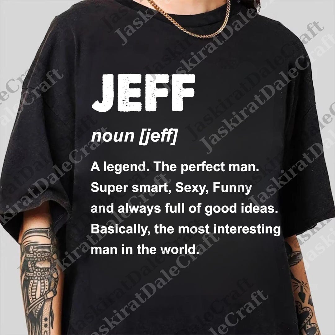 Jeff Name Png, Funny Quote Humor Png, Digital for Him and Her, Funny ...
