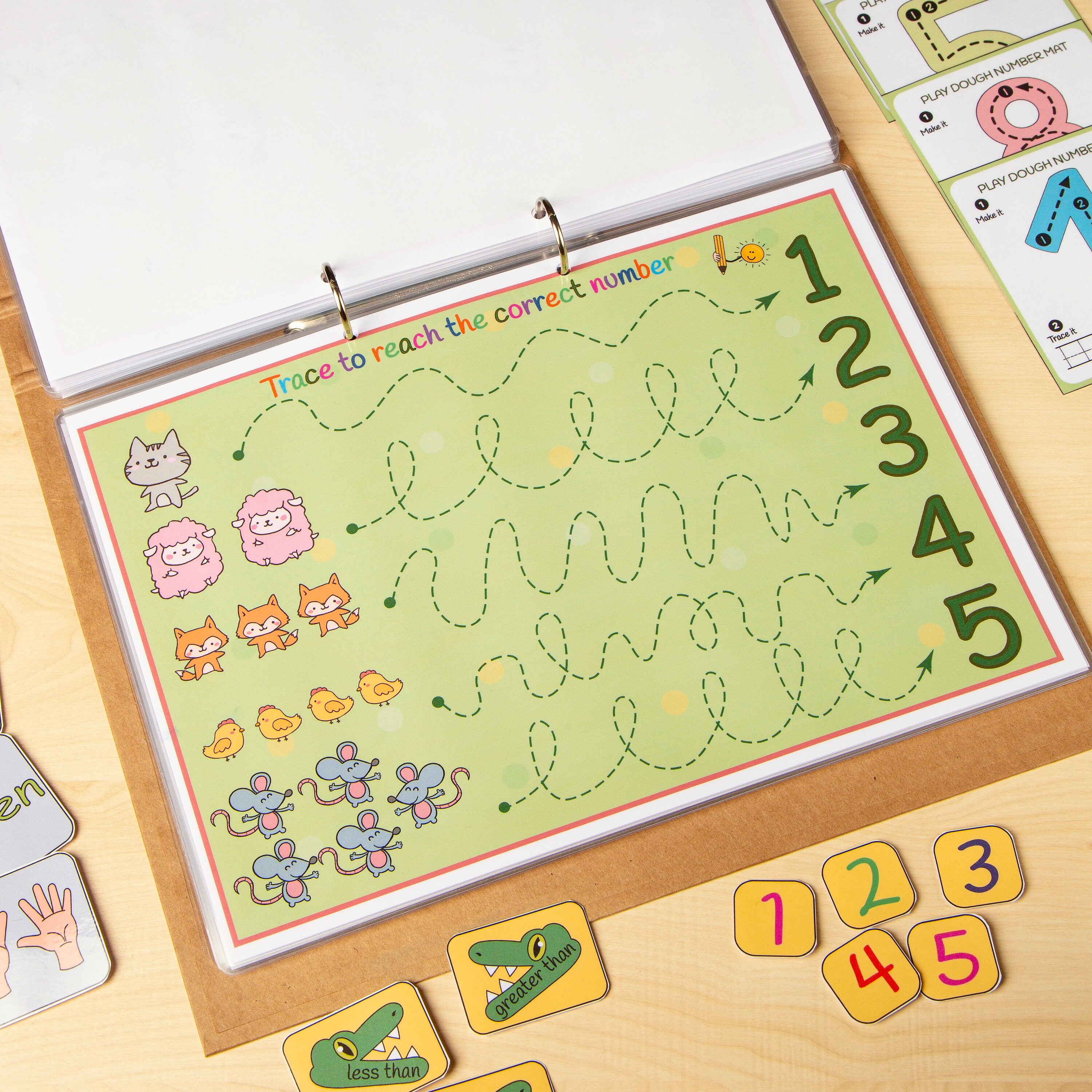 Maths Busy Book, Preschool Printables, Toddler Counting Practice, Maths ...