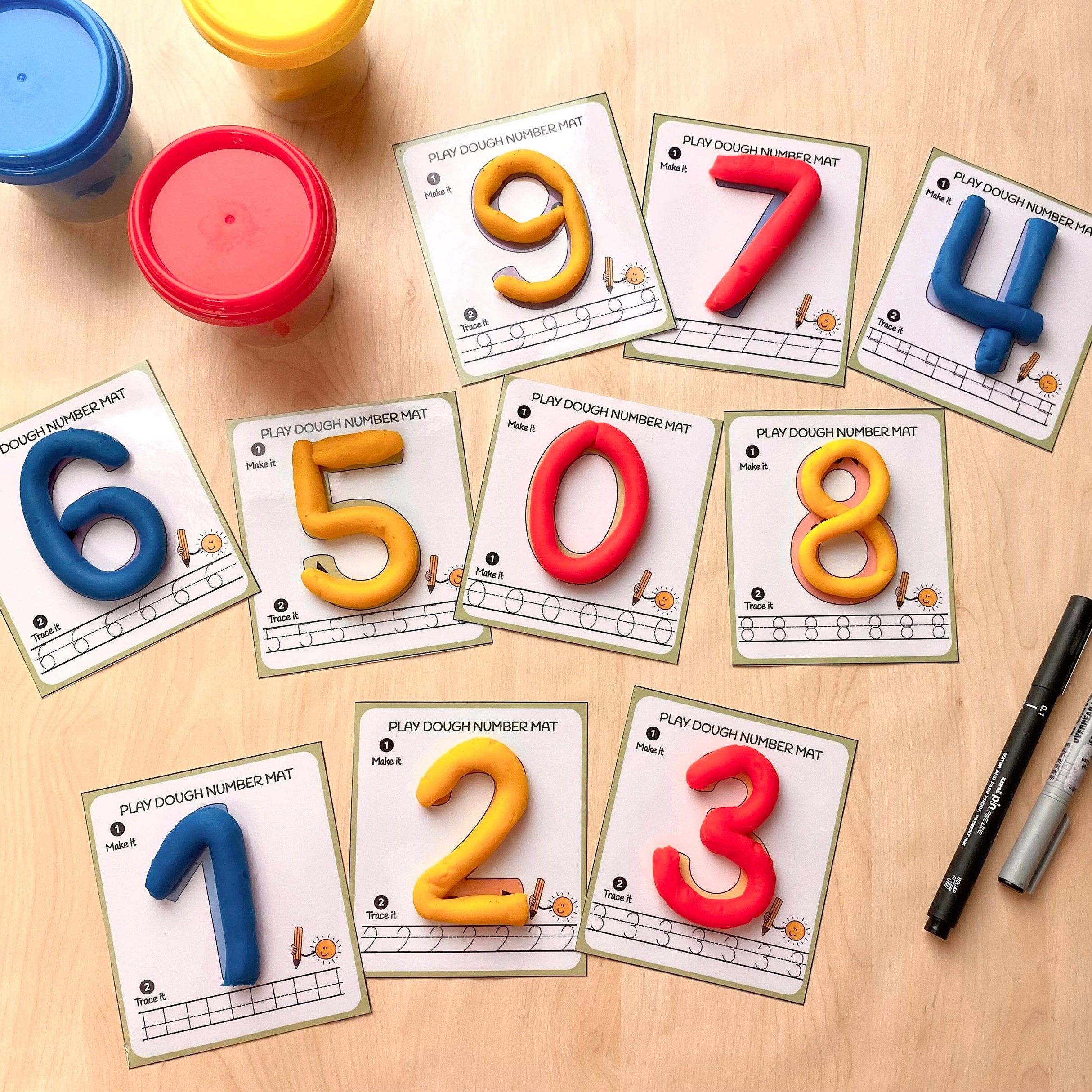 Maths Busy Book, Preschool Printables, Toddler Counting Practice, Maths ...