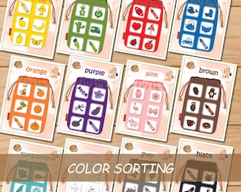 Color Matching Worksheet, Preschool Printable, Preschool Worksheets ...