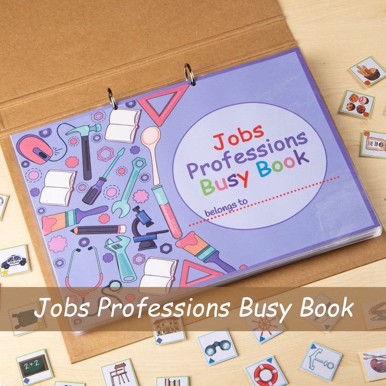 Jobs Professions Community Helpers Book Printable Toddler ...