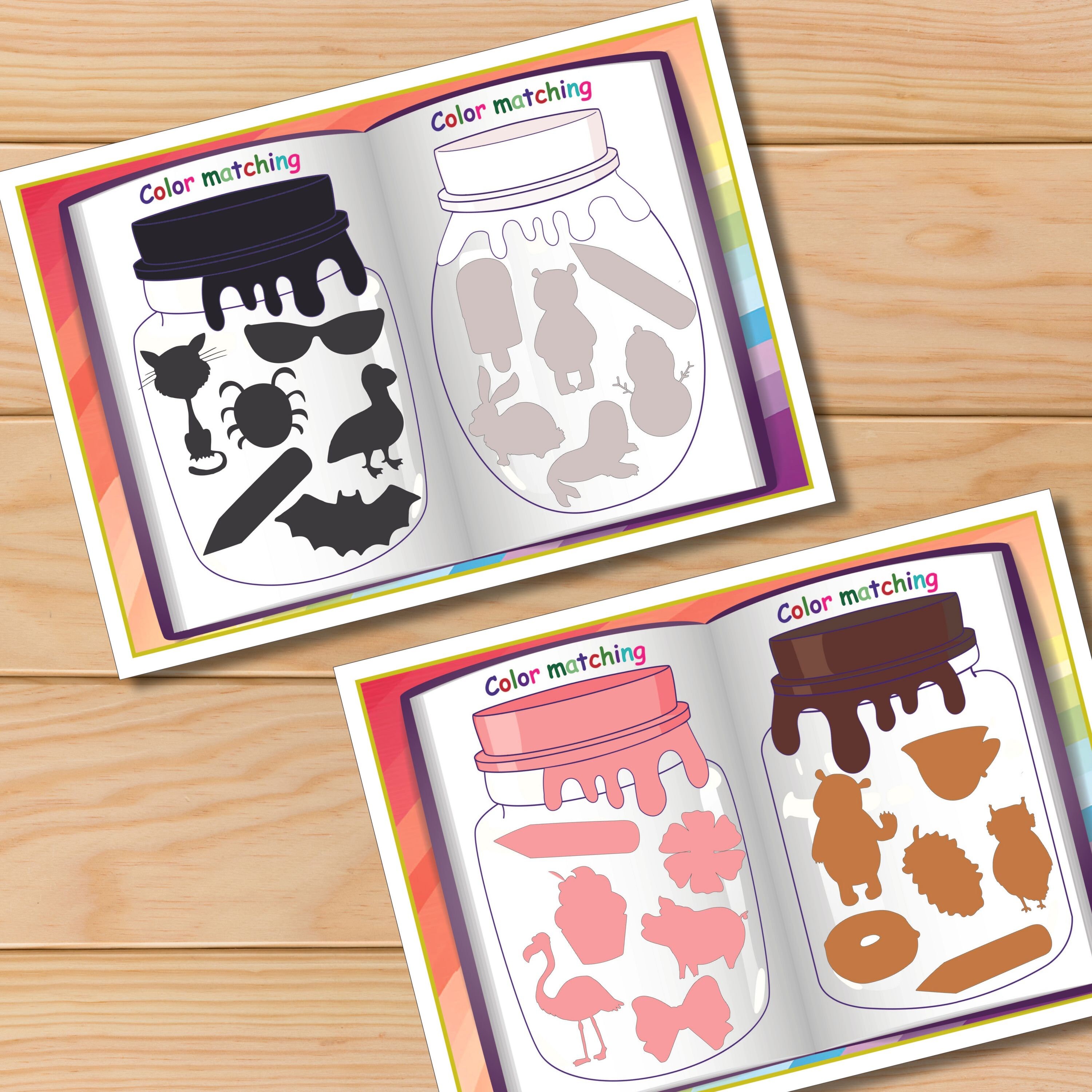 Color Sorting Activity Personalized Preschool Busy Book Printable ...