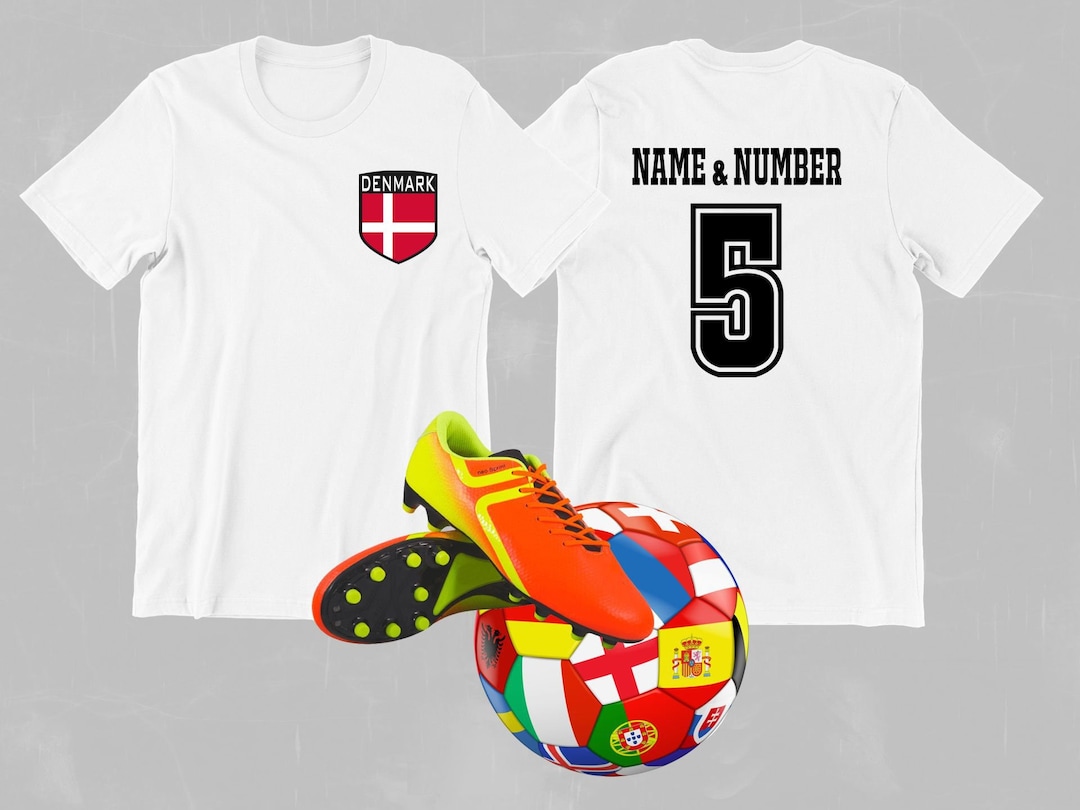 Denmark National Team, Custom Football Shirt, Denmark Football Shirt ...