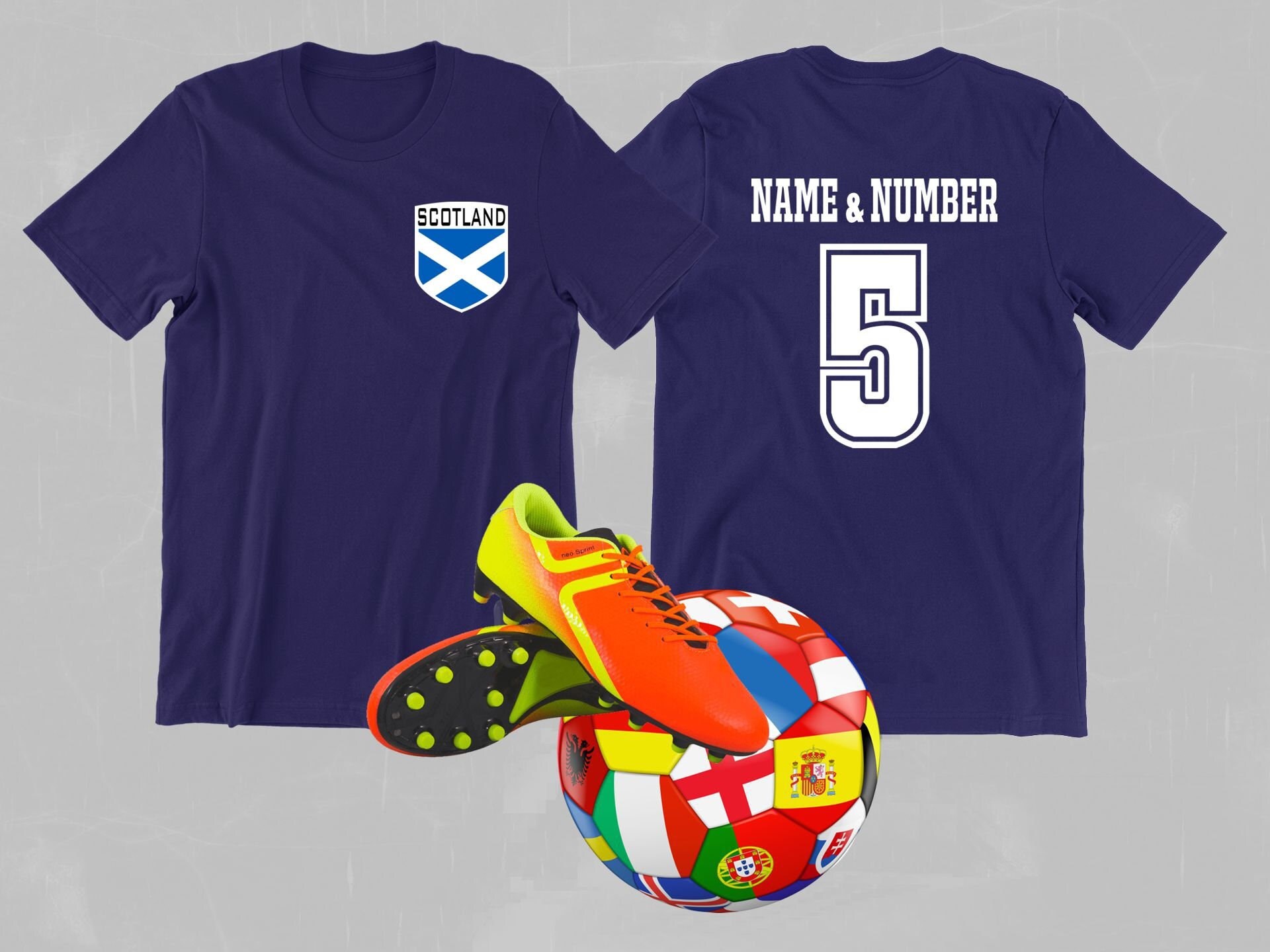 Scotland National Team, Custom Football Shirt, Scotland Football Shirt ...