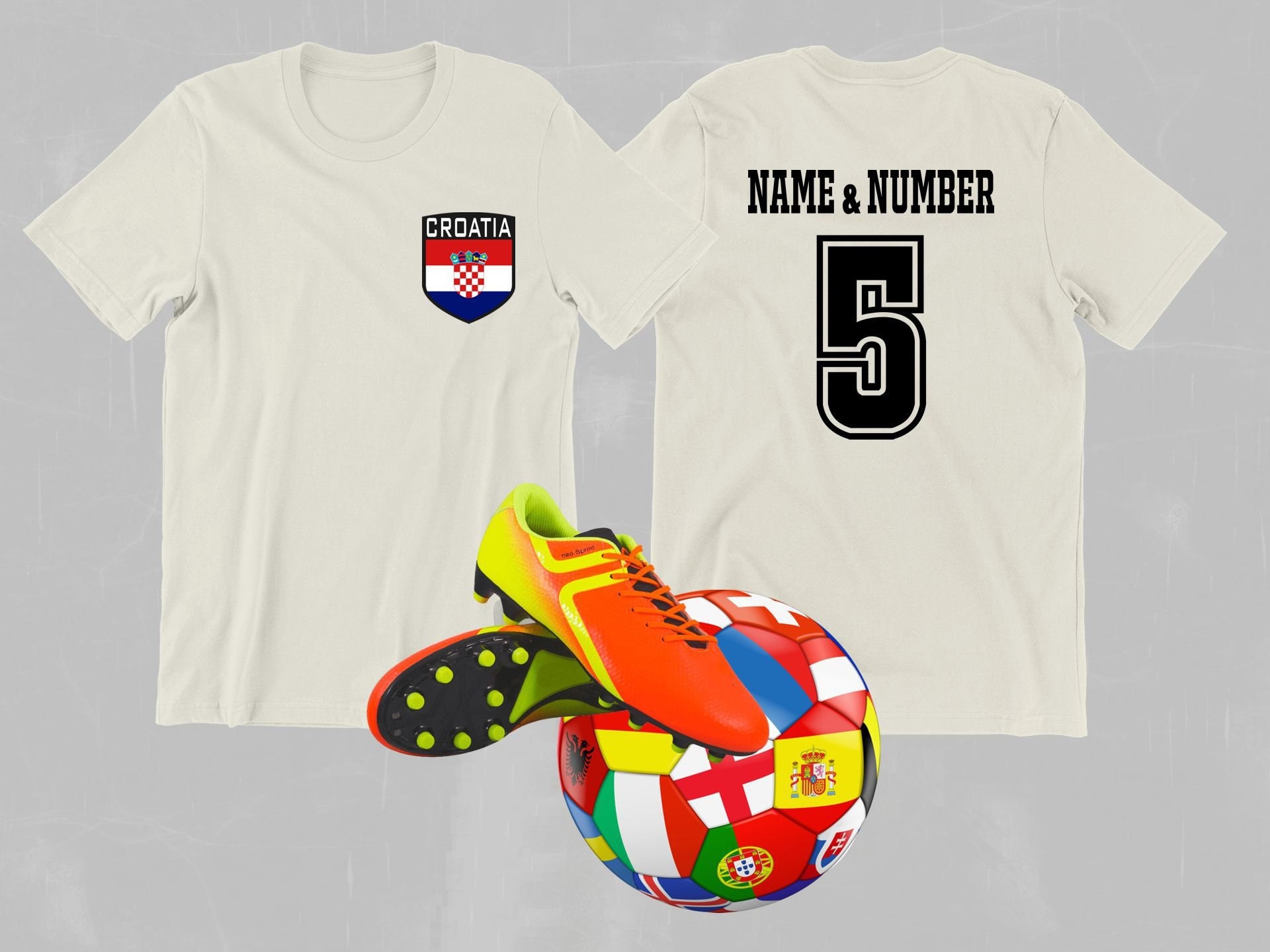 Croatia National Team Football Shirt, Custom Name Croatia Shirt, Custom ...