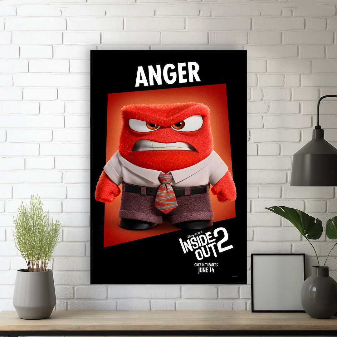 Inside Out 2 Movie Posterroom Decorhome Decorfor Him/herbedroom ...