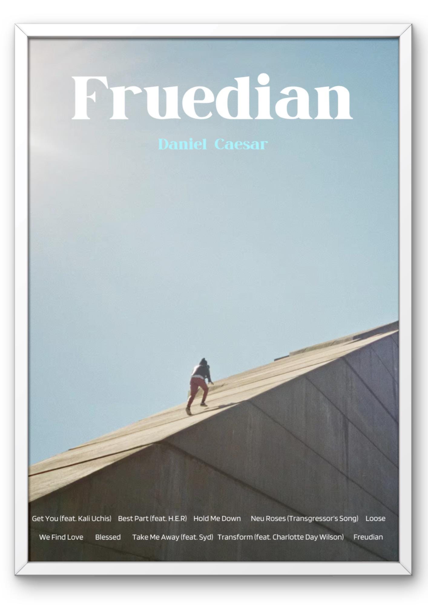 Daniel Caesar Freudian Music Poster Vintage Wall Room Decor - Etsy