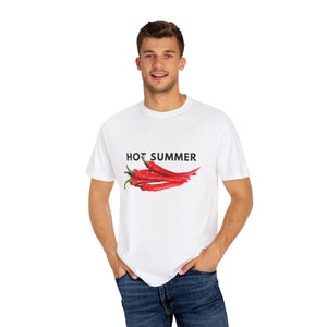 Hot Summer Shirt, Chilli Peppers T-shirt, Pepper Relaxed Fit Top ...