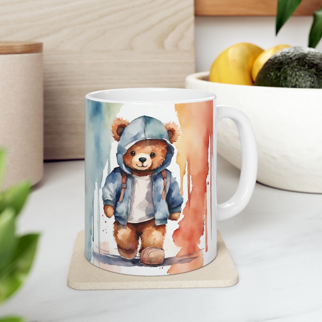 Teddy Bear Streetwear Mug - PNG Design, Watercolor, Best Seller Gift ...