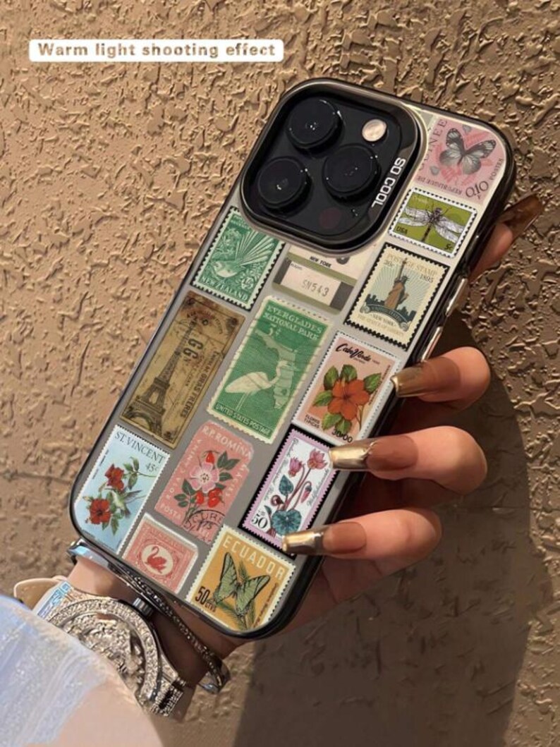 Vintage Collage Phone Case, Vintage Matches, A Design With Vintage ...