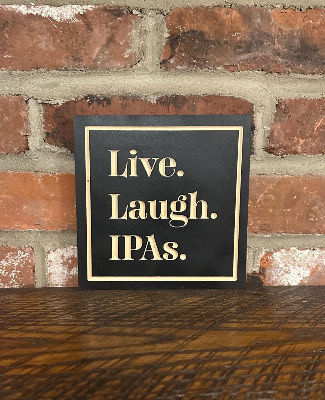 Live. Laugh. Ipas. Wall Decor - Etsy
