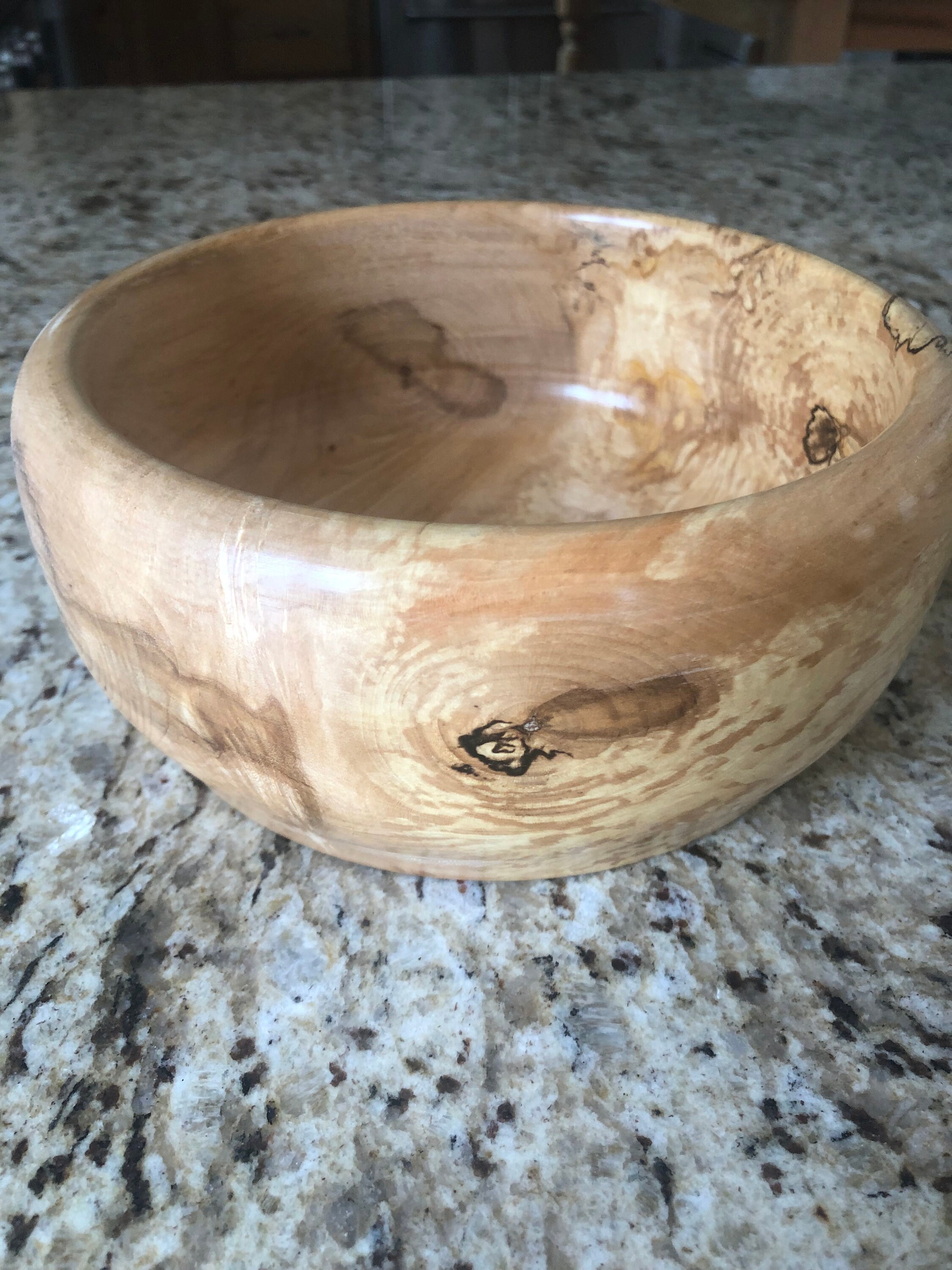 Hand Turned Solid Cherry Bowl - Etsy