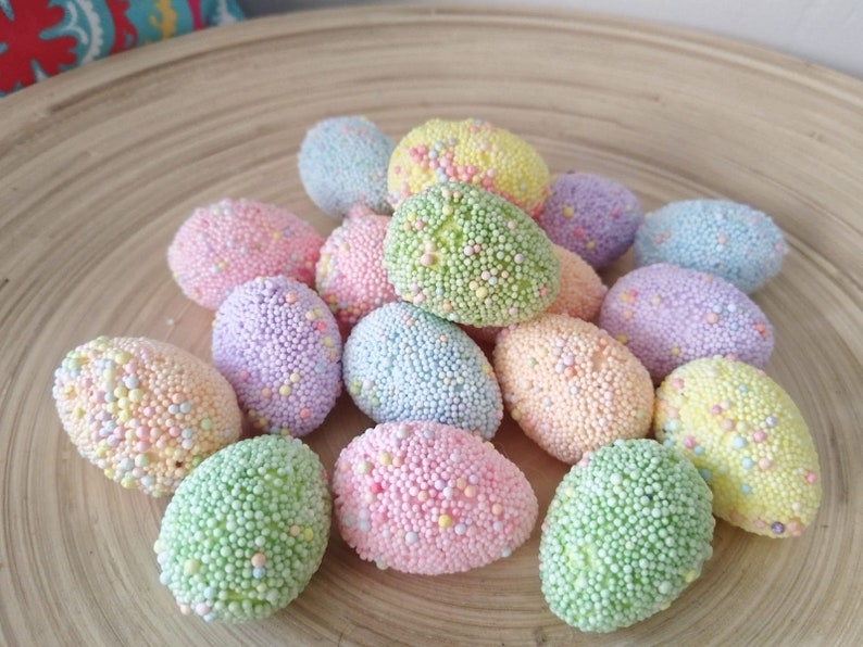 Decorated Foam Easter Egg 3 Pack - Etsy