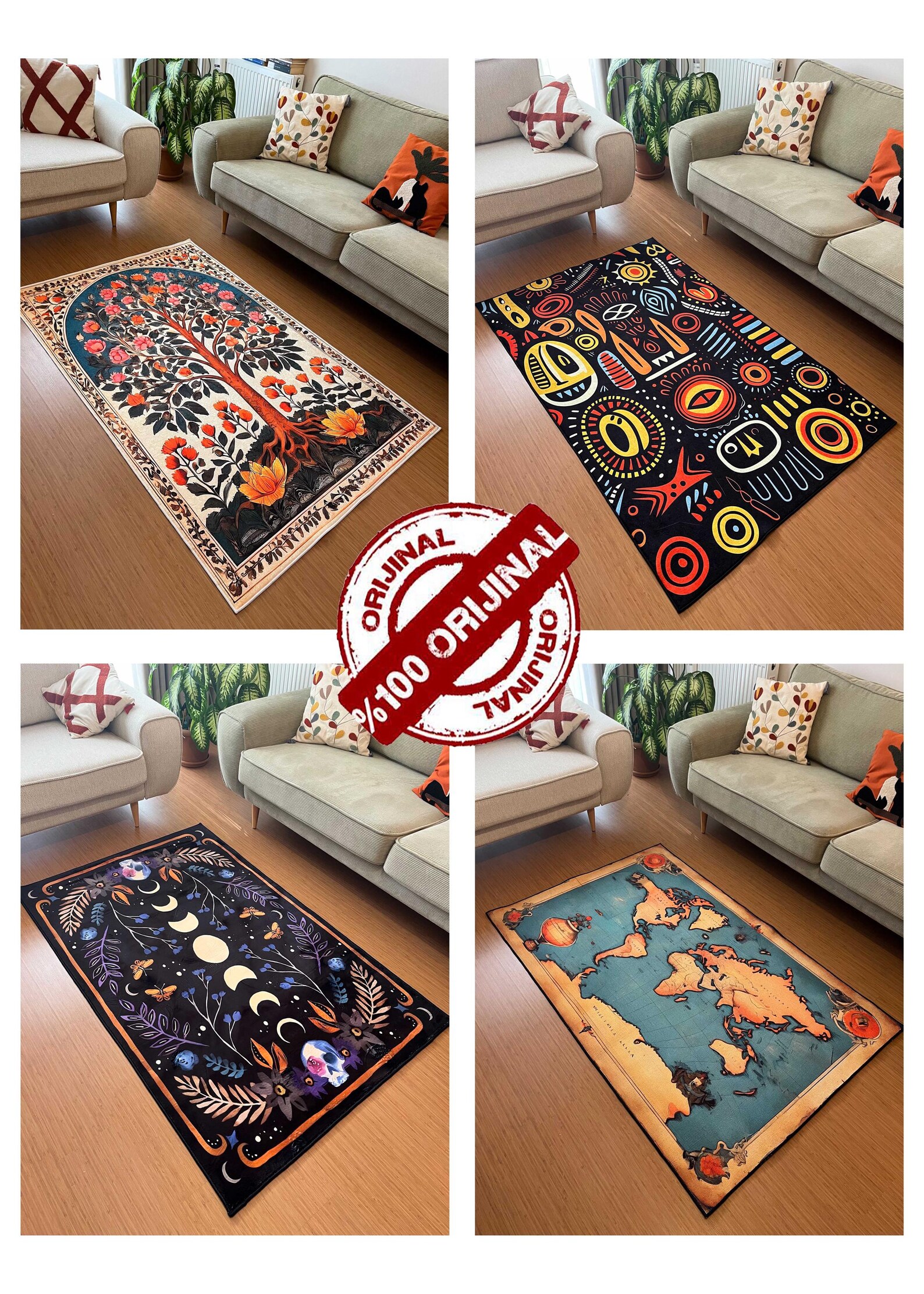 Road Map Rug, Green Kids Rug, Road Pattern Rug, Road Design Rug, Soft ...