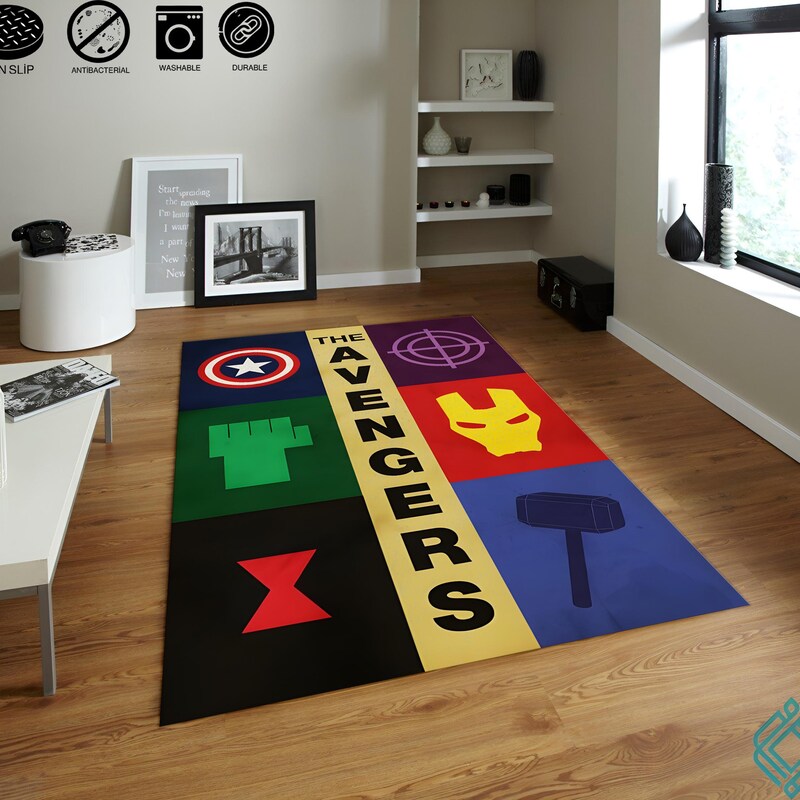 Avengers Rug - Etsy