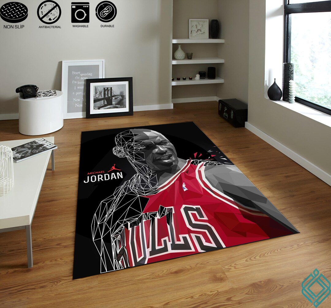 Basketball Rug, Jordan Pattern Rug, Art Design Rug, Air Jordan Rug ...