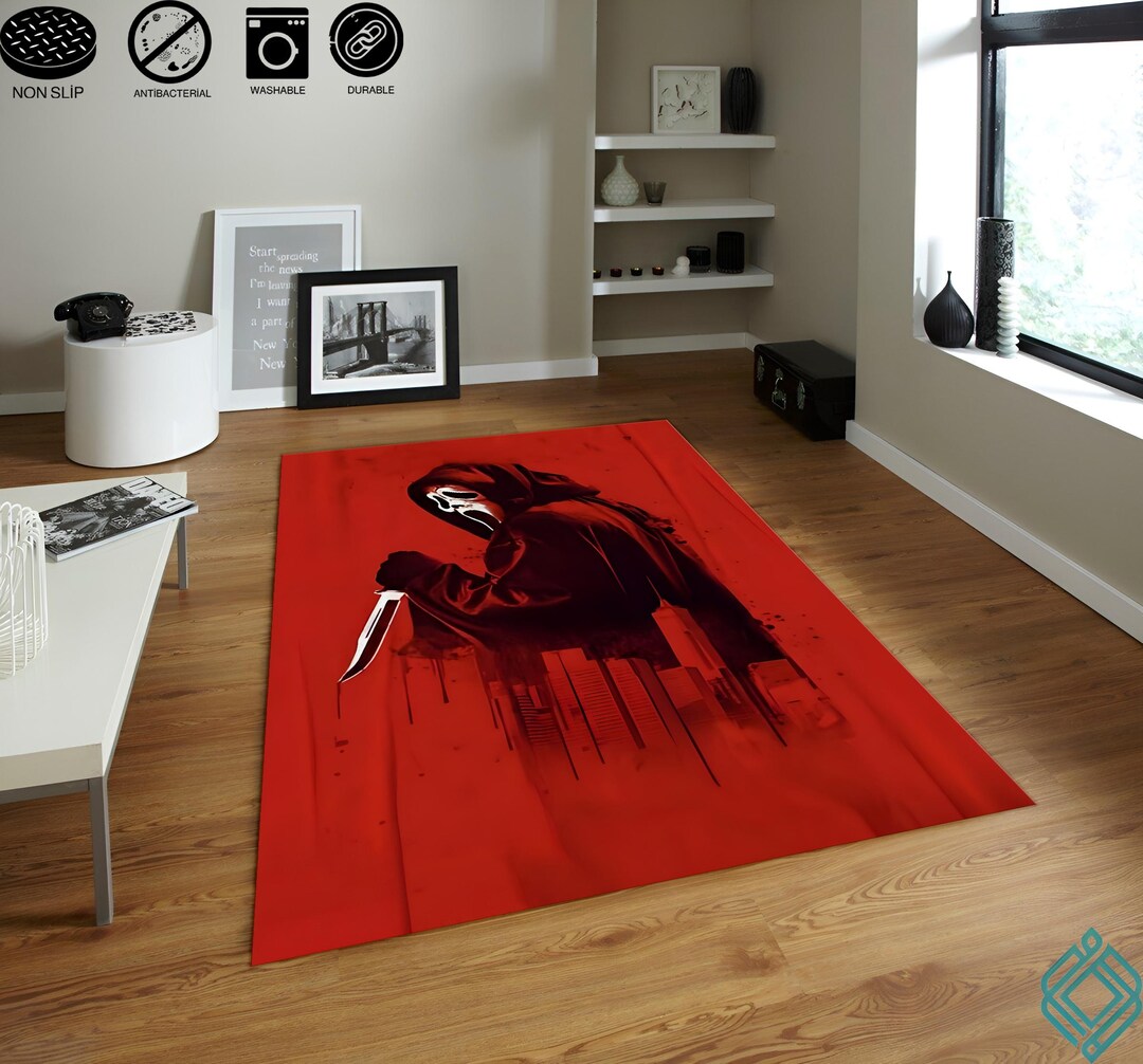 Spooky Halloween Rugs | Horror & Scream Patterns | Creepy Décor for ...
