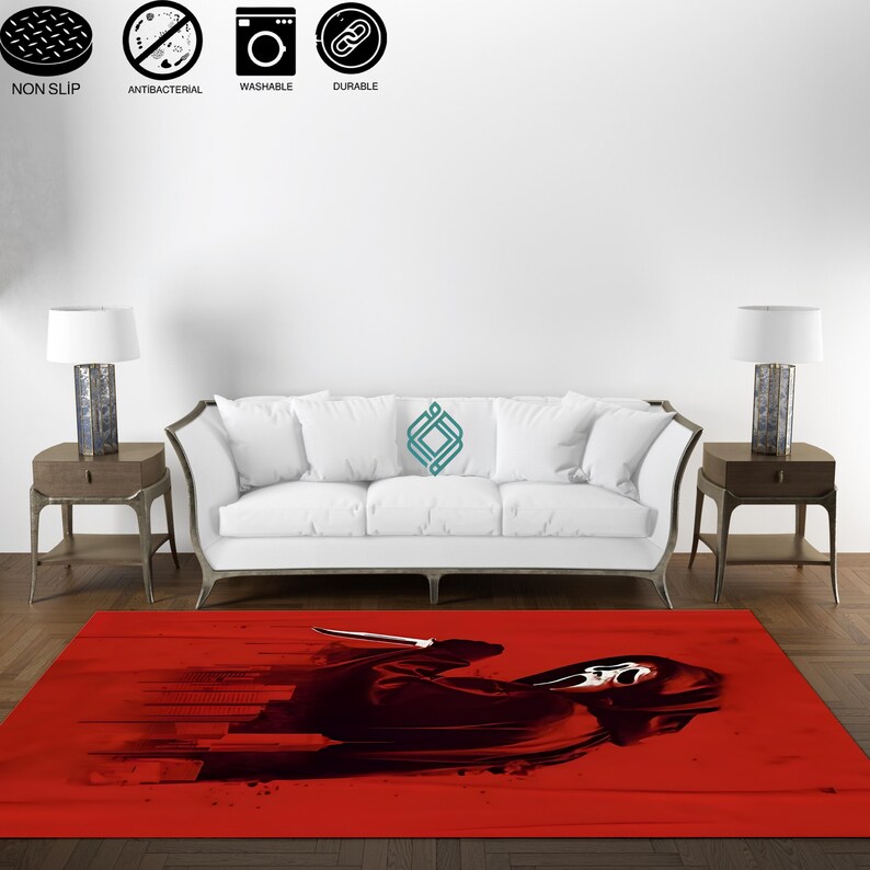 Spooky Halloween Rugs | Horror & Scream Patterns | Creepy Décor for ...