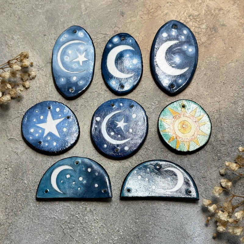Porcelain Sun and Moon - Etsy UK