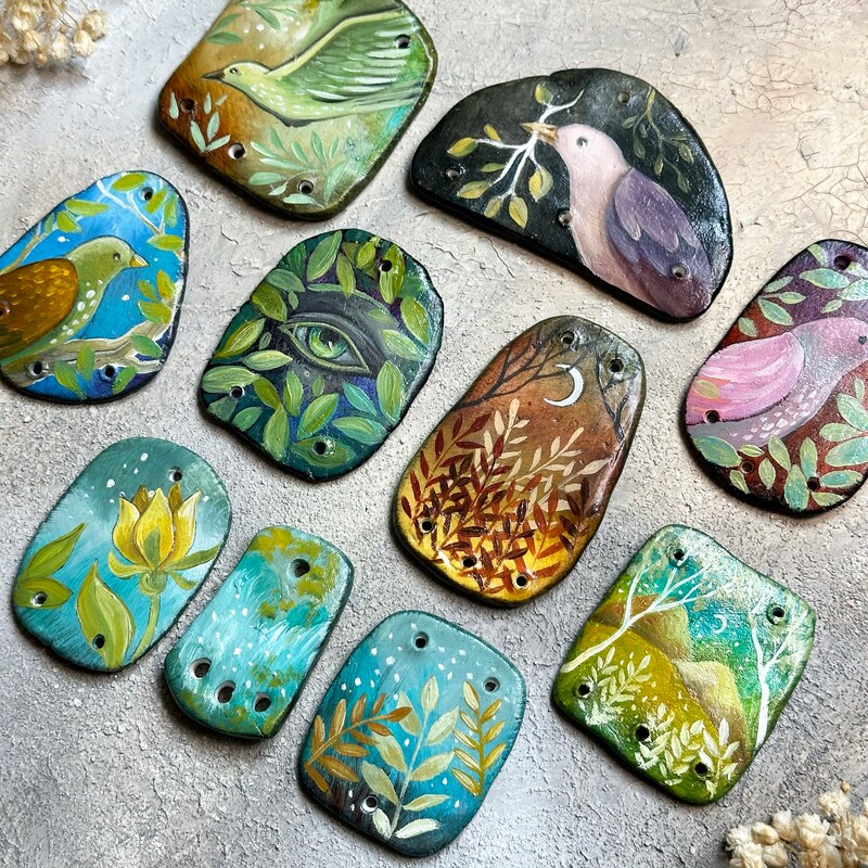 Porcelain Pendant - Etsy