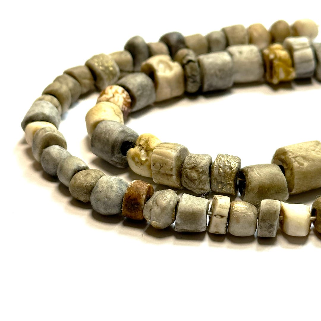 Porcelain Beads, Rustic Clay Beads, Round Beads, Handmade Findings ...