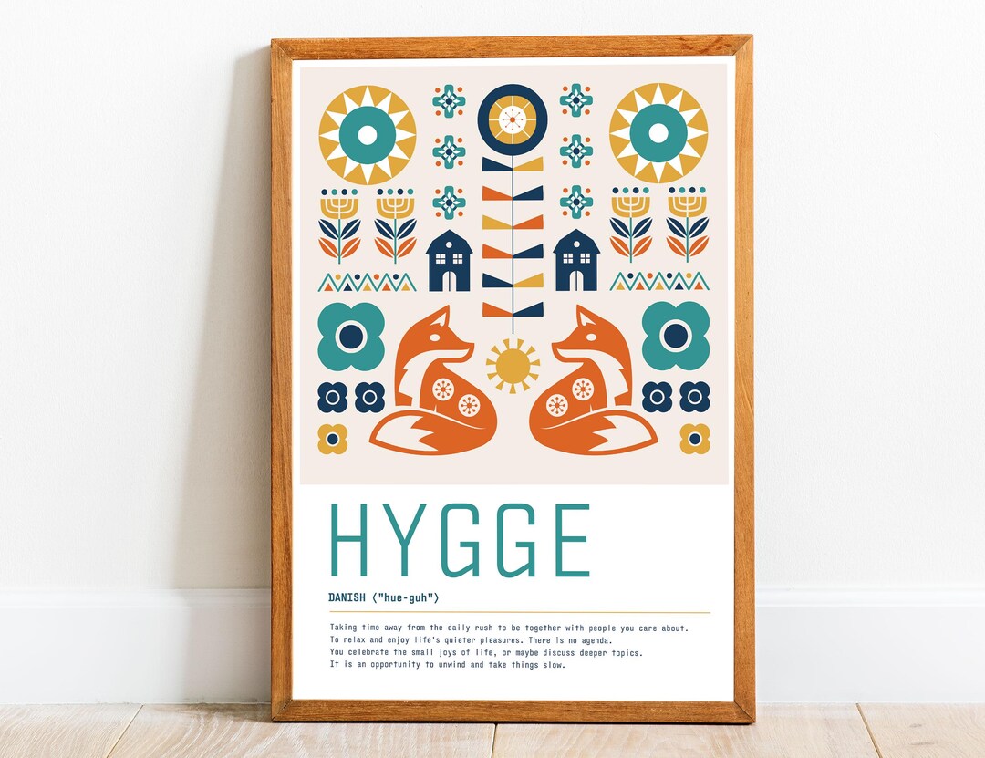 Hygge Definition Print, Hygge Print, Hygge Quote, Nordic Wall Art ...