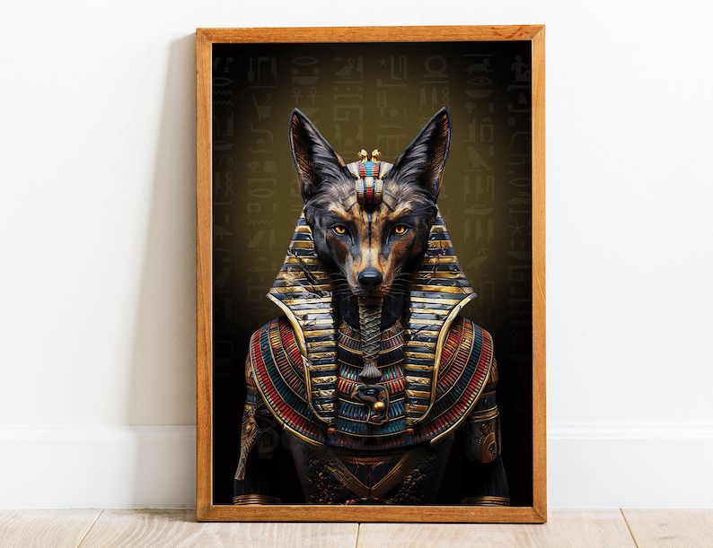 Egyptian God Set (seth) 01 Wall Art, Egyptian Art Print, Egyptian ...