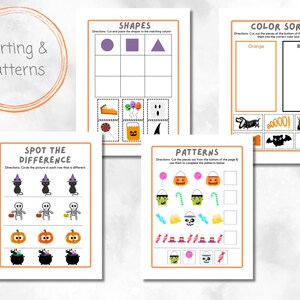 Halloween Preschool Activities, Toddler Activities, Homeschool ...