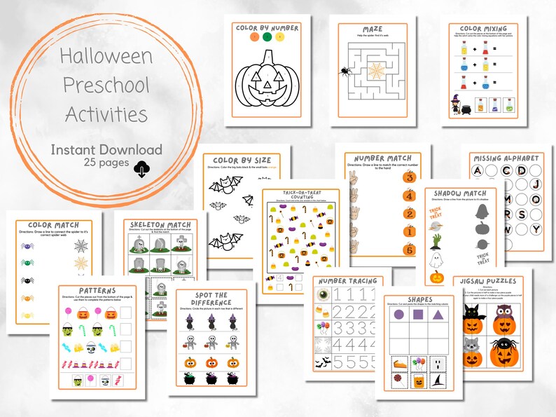 Halloween Preschool Activities, Toddler Activities, Homeschool ...